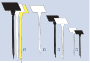 Angled Top Bed Labels - Haysdale